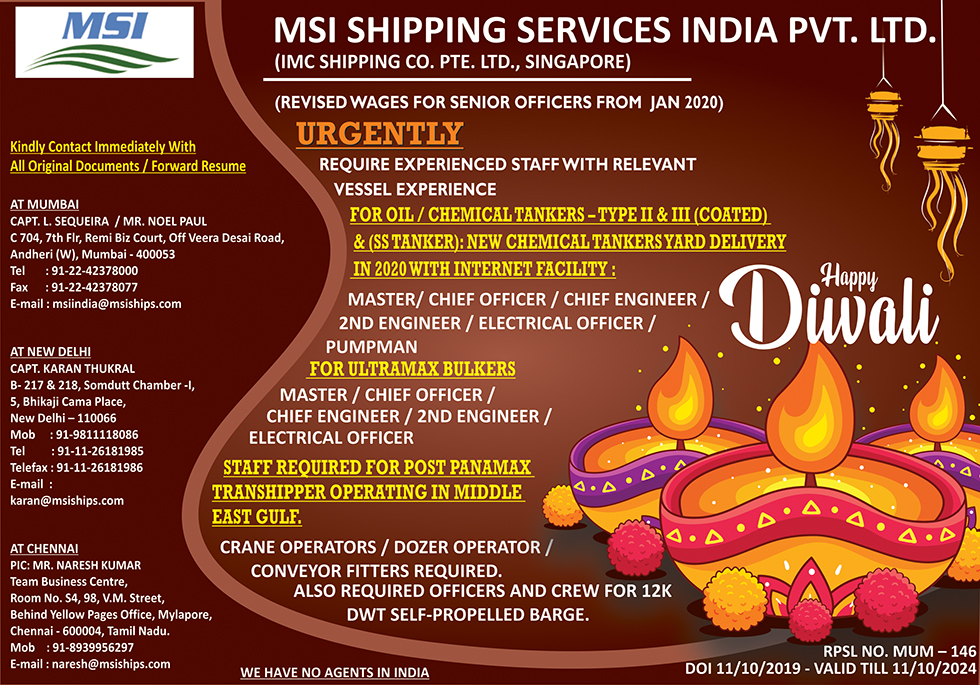 MSI Shipping Services | Seaj | Shore Jobs in Shipping