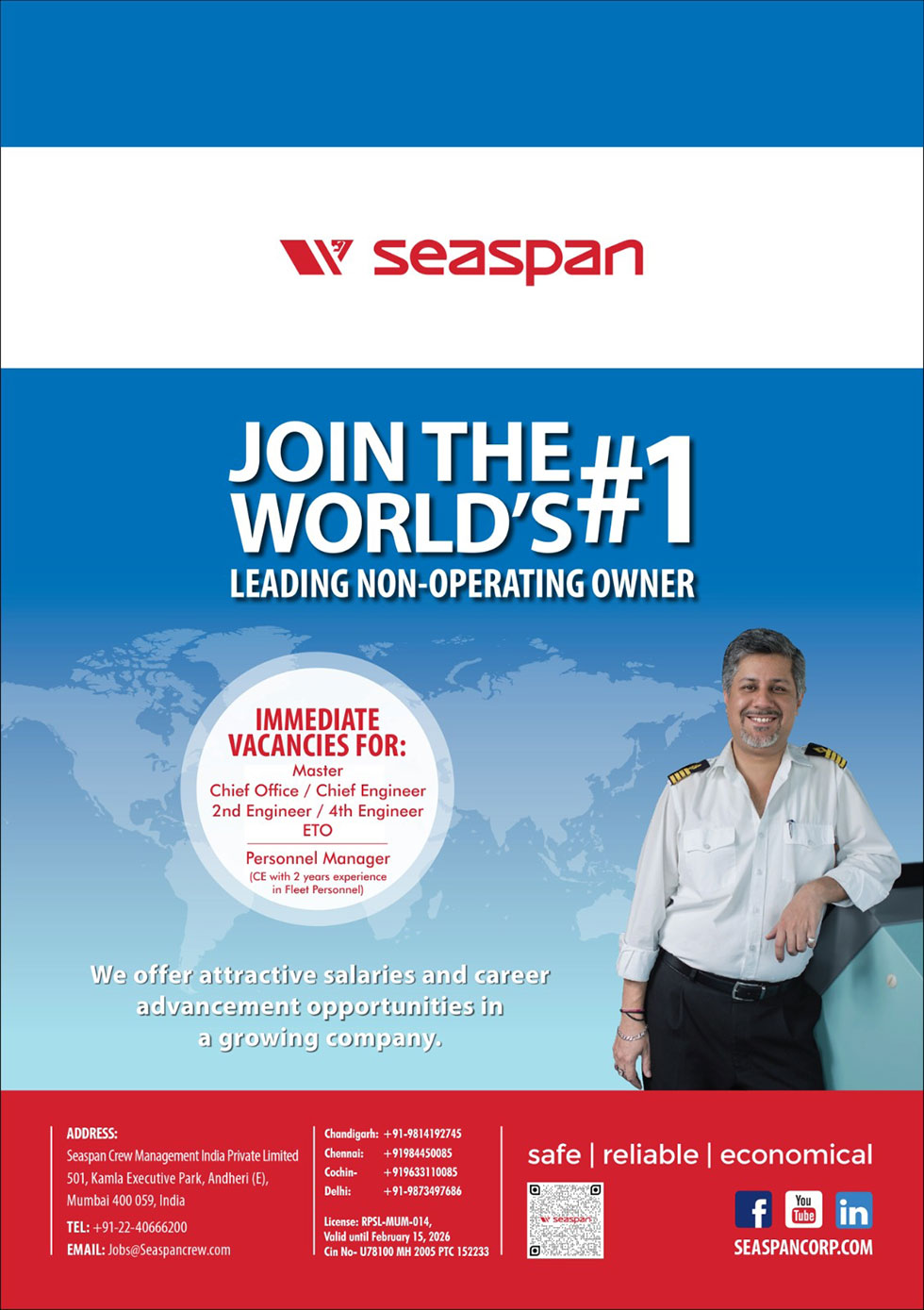 Seaspan Crew Management | Seaj | Marine Website