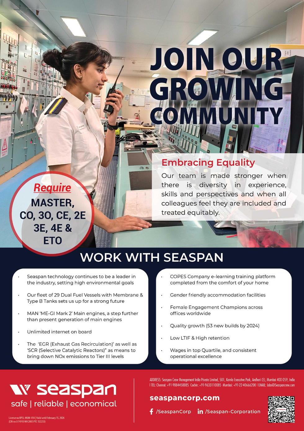 Seaspan Crew Management | Seaj | Marine Website